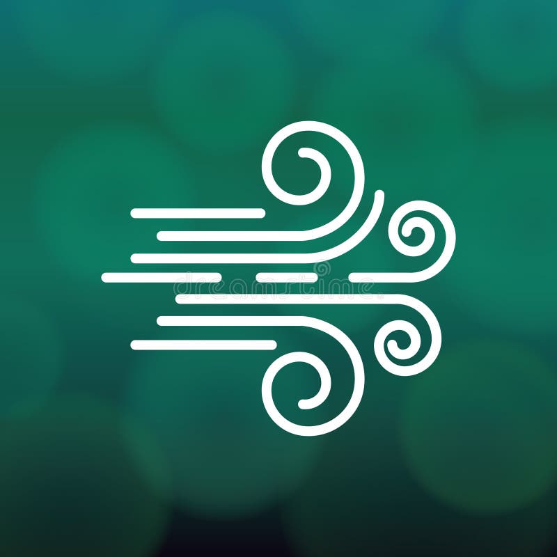 Windy. Vector Illustration Decorative Design Stock Vector ...