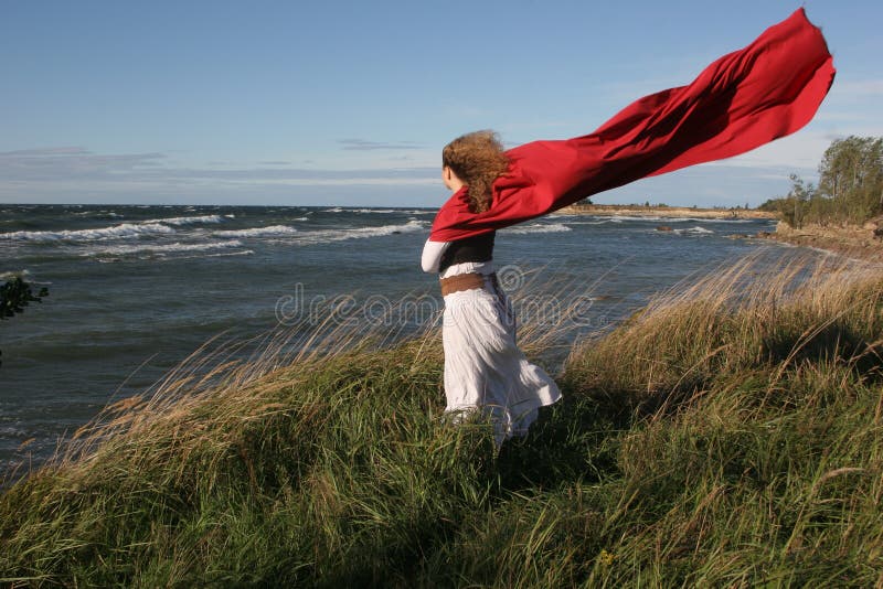 Windy young lady stock image. Image of nice, pretty, youth - 3995891