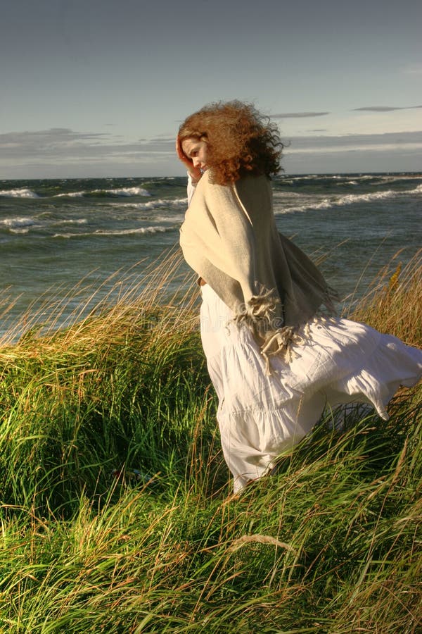 Windy young lady stock image. Image of nice, pretty, youth - 3995891