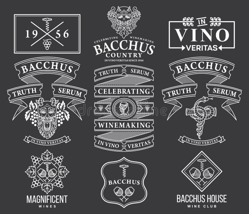 Bacchus Logo Stock Illustrations – 211 Bacchus Logo Stock Illustrations ...