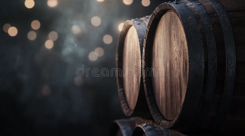 Wine Barrel Background stock illustration. Illustration of liquid ...