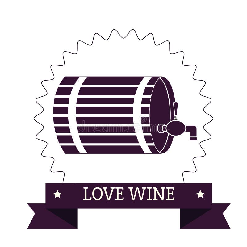 Wine barrel label stock illustration. Illustration of white - 63939735