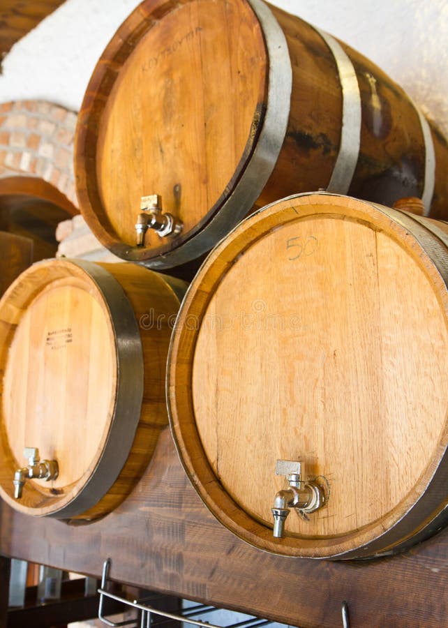 Stack of wine barrels stock image. Image of stack, strapping - 50802867