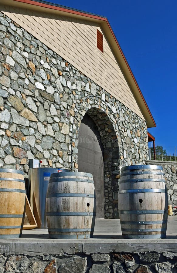 Wine Barrels stock photo. Image of drink, barrel, wine - 55838282