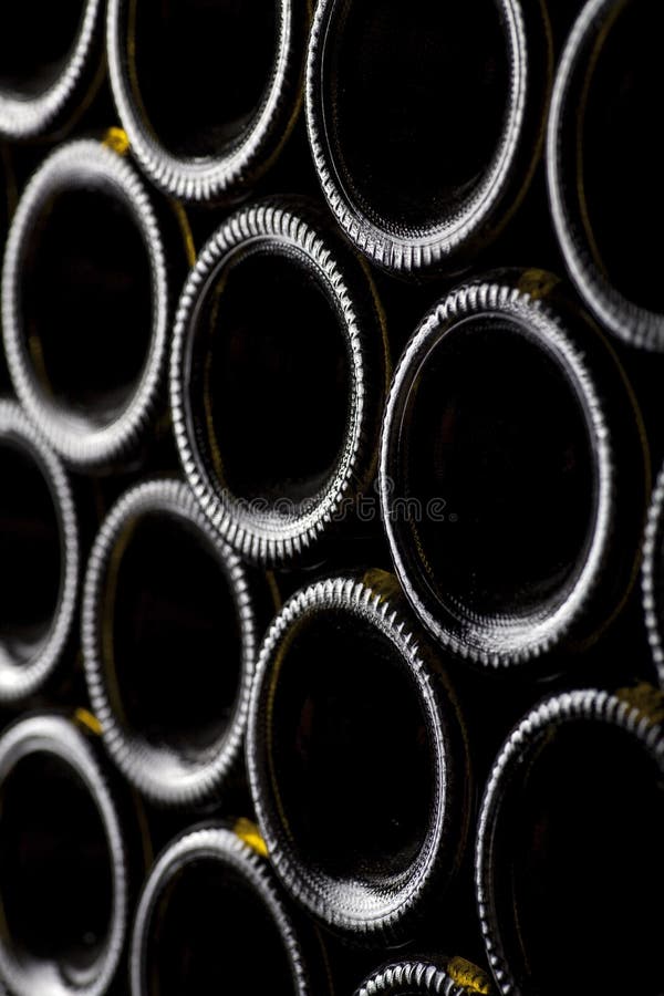 Wine bottle bottom stock photo. Image of stack, lots - 42849292