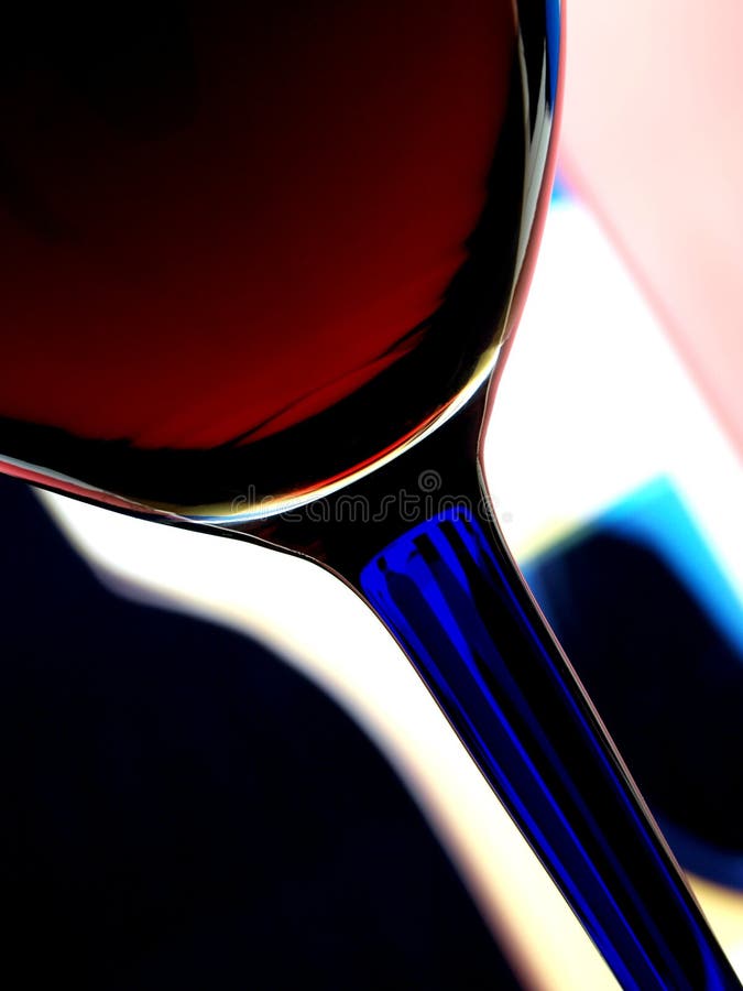 Wine Glass,Bottle and Beads Abstract Stock Image - Image of glass ...