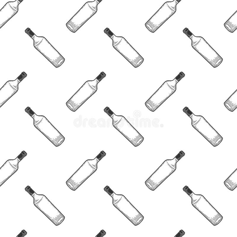 Bottle Booze Line Drawing Stock Illustrations – 385 Bottle Booze Line ...
