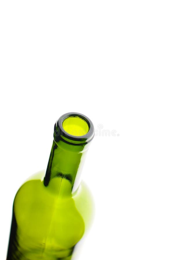 Wine Bottle, Green Wine Bottle Stock Photo - Image of single ...