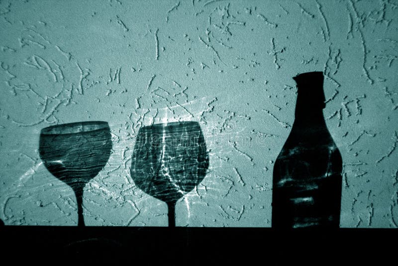 Cyan wine glass stock photo. Image of anniversary, cyan - 7244576