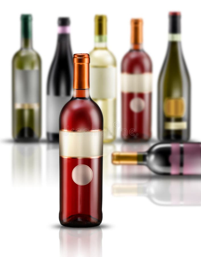 Wine bottles stock photo. Image of event, drink, alcohol - 38950448