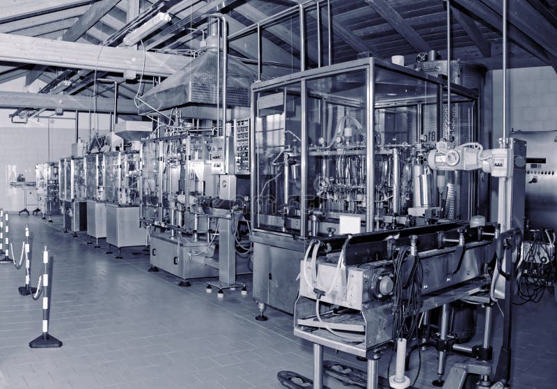 Wine Bottling Line stock photo. Image of bottler, automation - 6111616