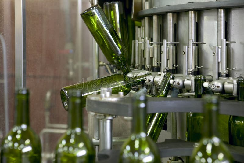 Wine bottling plant stock image. Image of bottle, plant - 31388237