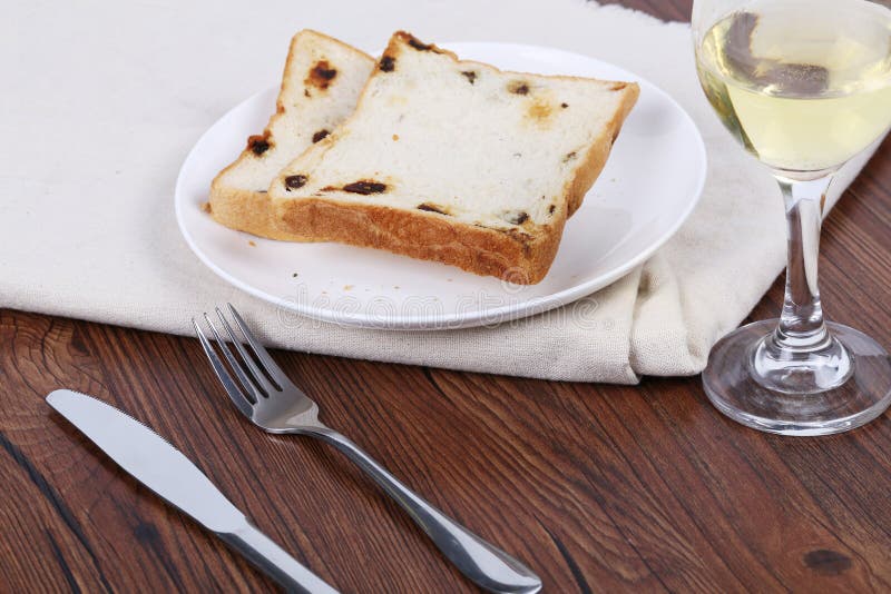 Wine and bread stock photo. Image of hold, bottle, alcohol - 81025318