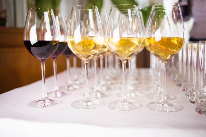 Wine catering for guests stock photo. Image of liquor - 140964488