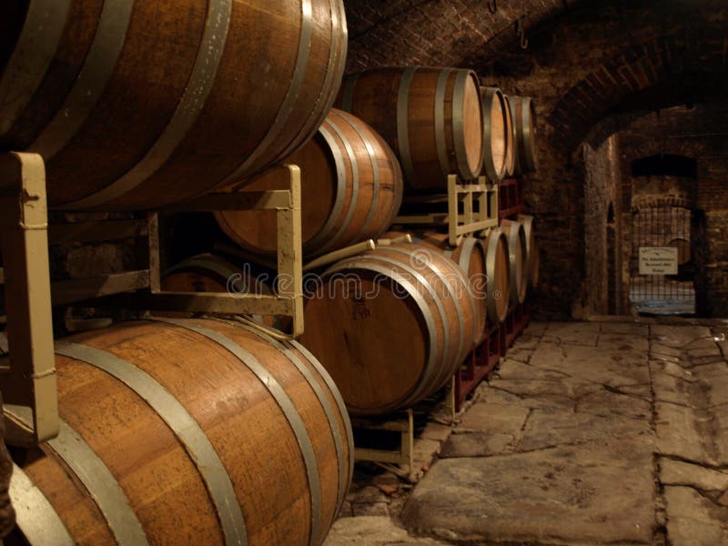 Wine cellar stock photo. Image of cool, stacked, beverages - 27829436