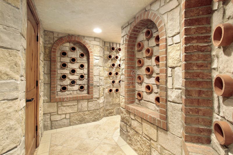 Wood wine cellar stock image. Image of furnishings, relax - 8909921