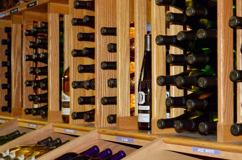 Wine rack editorial stock photo. Image of racks, wine - 56400238