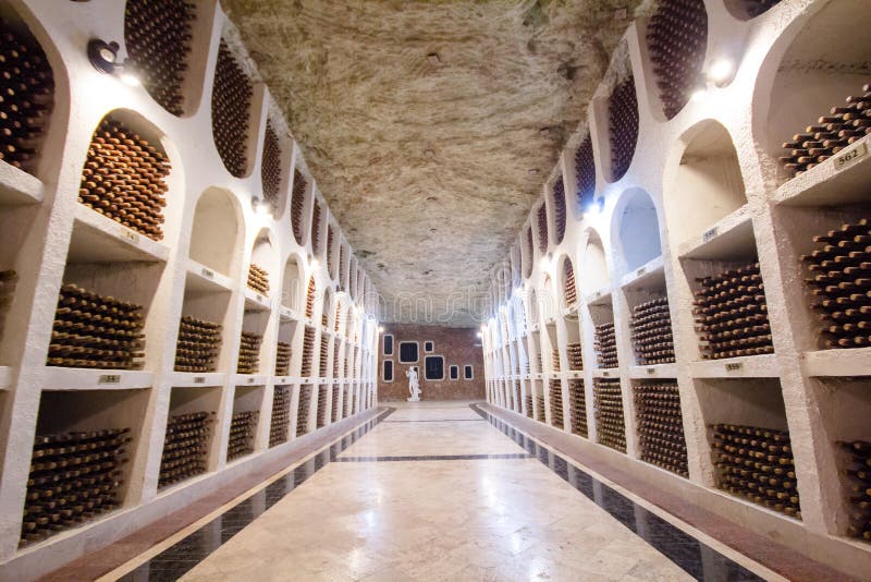 Luxury home wine cellar. stock image. Image of cork, cafe - 4484361
