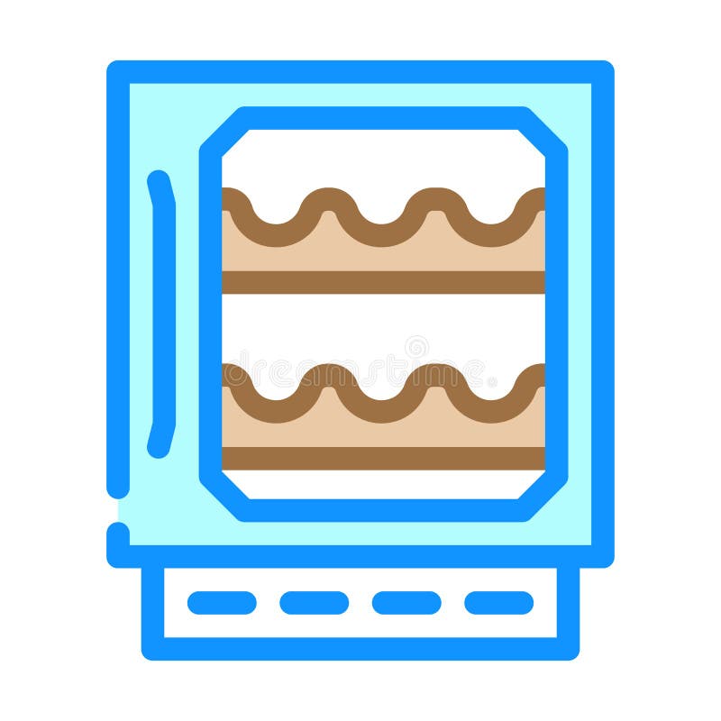 Wine Cooler Color Icon Vector Illustration Stock Vector - Illustration ...