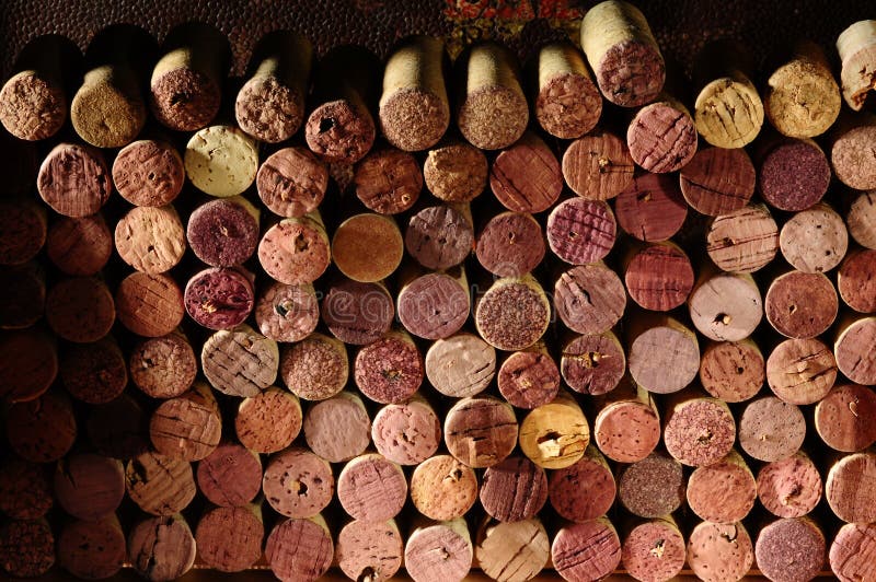 Wine Corks Stacked stock image. Image of corkboarddrink - 873835