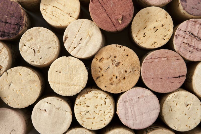Wine Cork Ends Background stock photo. Image of large - 14861038