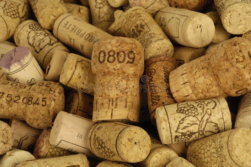 Close up of wine corks editorial photo. Image of cork - 232190516
