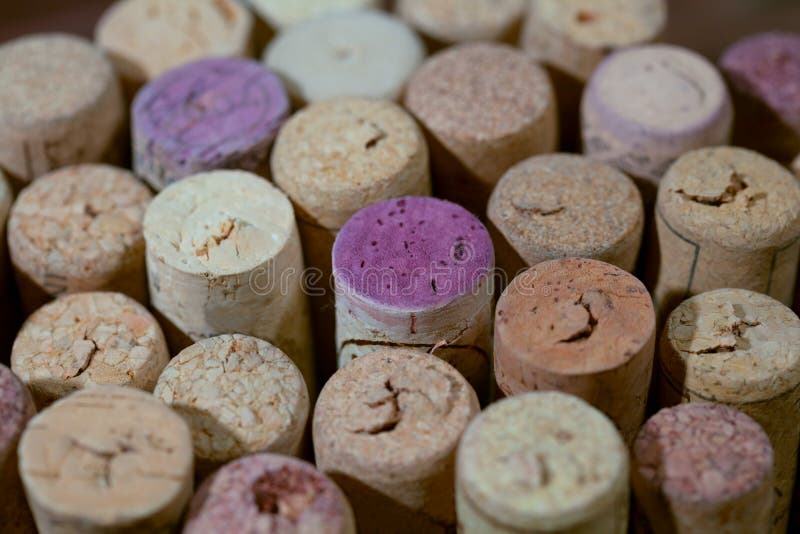 Wine Corks. Background of Corks from Bottles Stock Image - Image of ...
