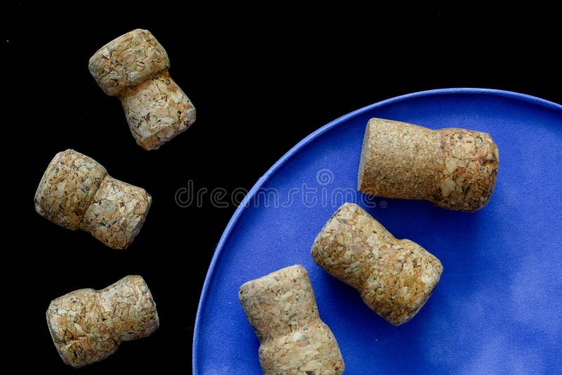 Wine Corks from Different Varieties and Types of Wine Stock Photo ...