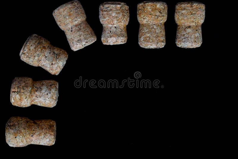 Wine Corks from Different Varieties and Types of Wine Stock Photo ...