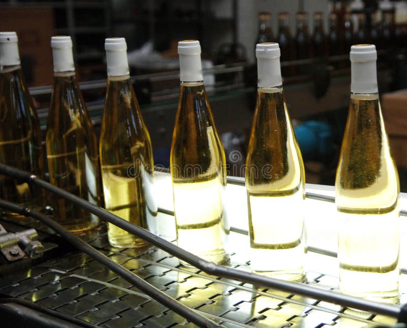 Wine Factory. Modern Winery. Details. Stock Image - Image of making ...