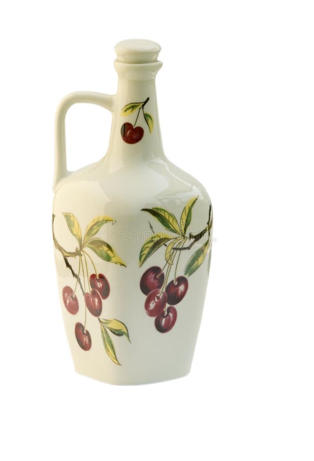 Wine Flagon stock photo. Image of isolated, reflection - 9061784