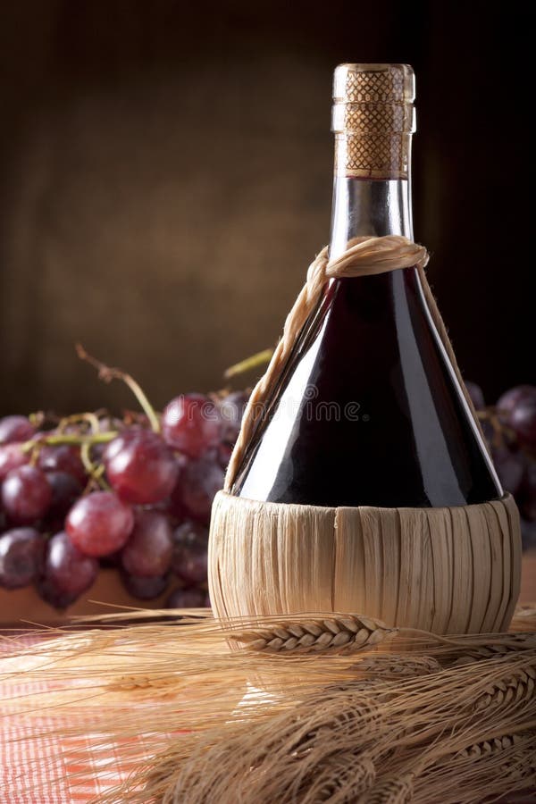 Wine Flask stock image. Image of vertical, life, focus - 17007887
