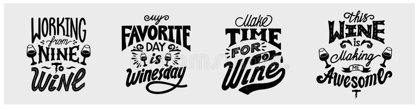 Fun Wine Quotes Stock Illustrations 73 Fun Wine Quotes Stock