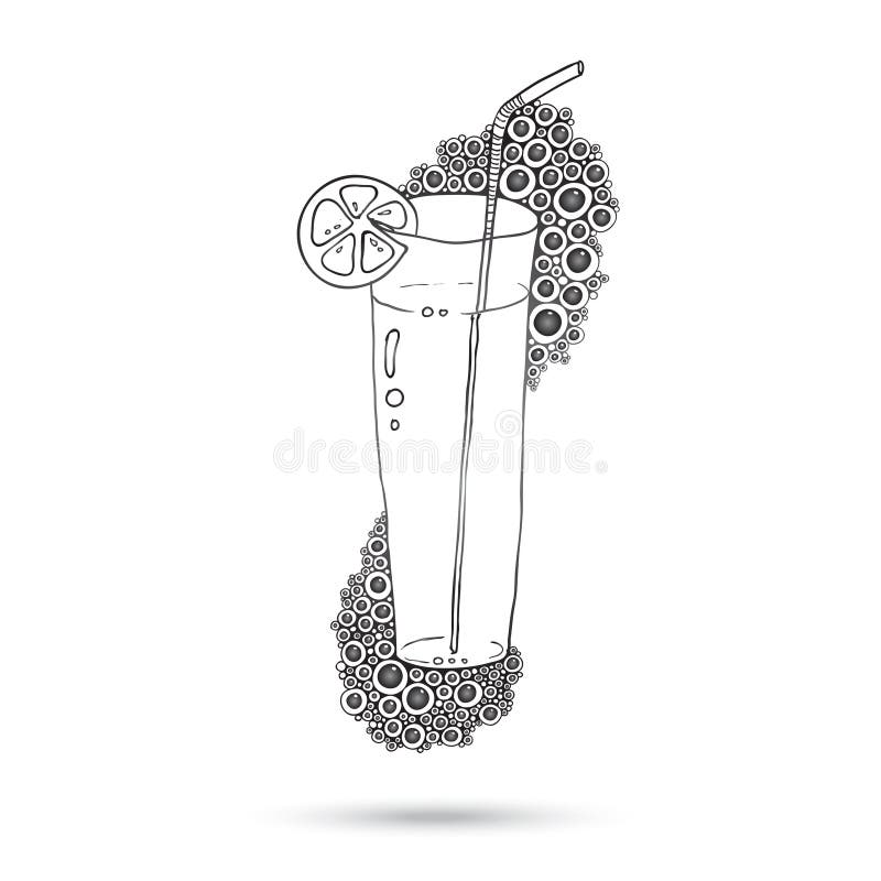 Wine Glass with the Doodle Circular Pattern Stock Vector - Illustration ... Wine Glass with the Doodle Circular Pattern Stock Vector - Illustration ...