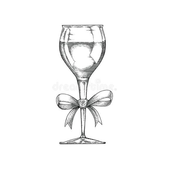 Wine Glass Line Art Stock Illustrations 27688 Wine Glass Line Art