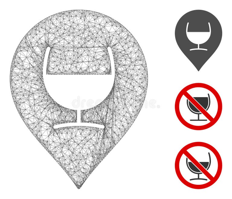 Abstract Flat Mesh Wine Glass Stock Illustrations – 91 Abstract Flat ...