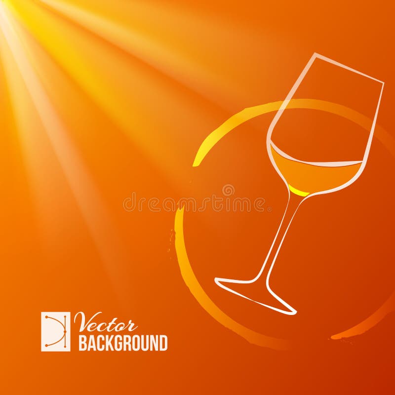 Wine glass stock vector. Illustration of alcohol, dining - 31041967