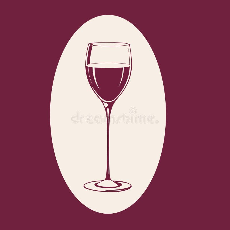 Wine Glass Poster Cabernet Wine Stock Vector - Illustration of happy ...