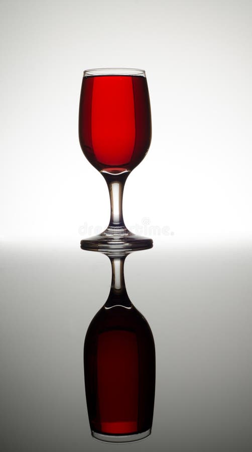 Wine Glass Reflection stock image. Image of wine, reflection - 23472747