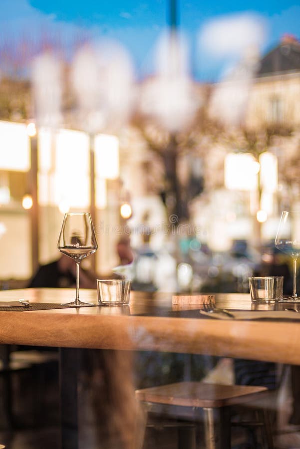 Wine glass reflection stock image. Image of furniture - 357121743