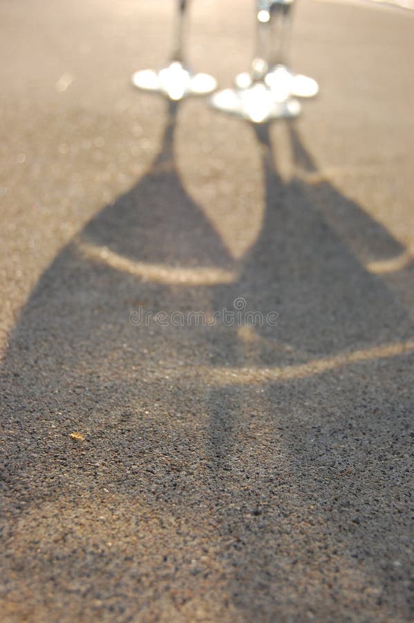 Wine Glass Shadow stock image. Image of glass, upside - 63915501