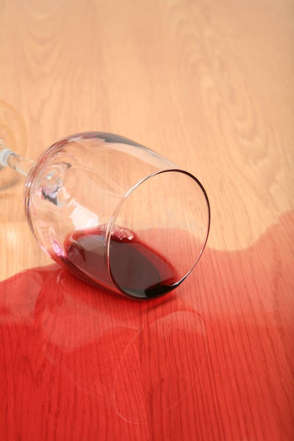 Wine glass spilled stock image. Image of accidental, stain - 6578985