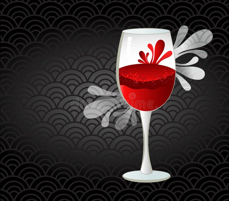 Minimalistic Wine Pour Symbol Stock Vector - Illustration of dinner ...