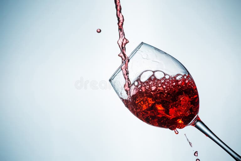 Wine glass. Spray wine stock photo. Image of pour, goblet - 192023356