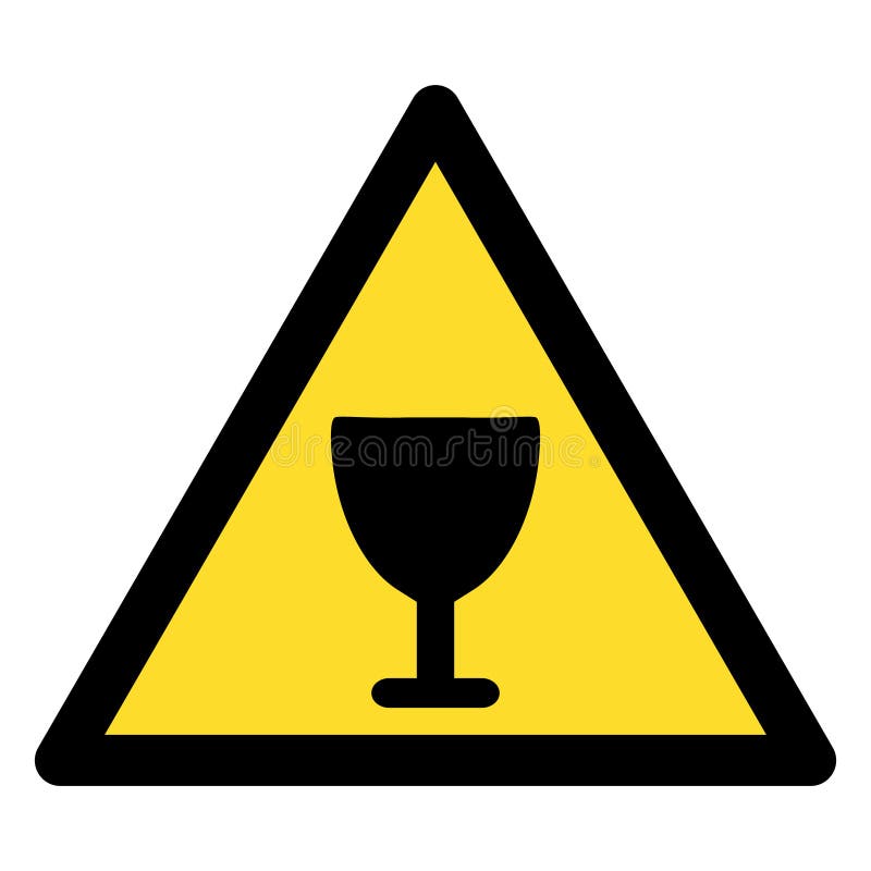 Alcohol Warning Flat Icon Symbol Stock Vector - Illustration of ...