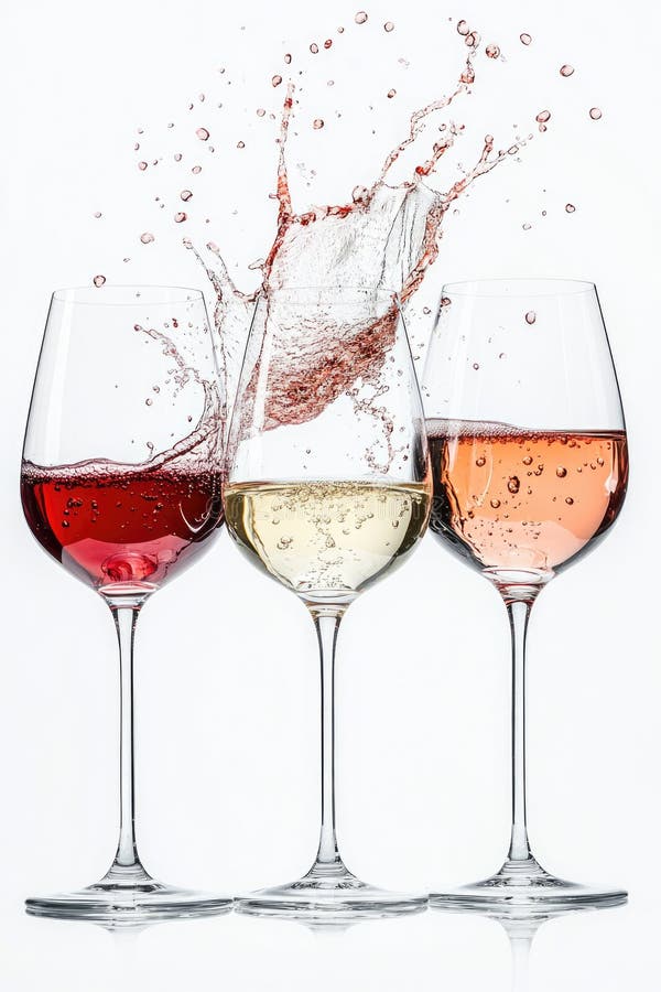 Wine Glasses Exploding stock image. Image of alcohol - 361973567
