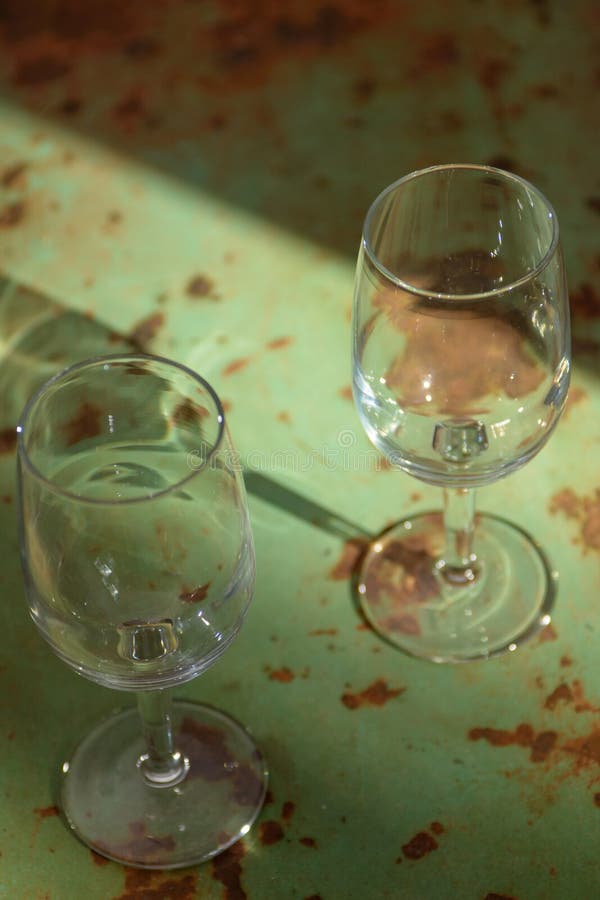 Wine Glasses Rusty Surface Stock Photos - Free & Royalty-Free Stock ...