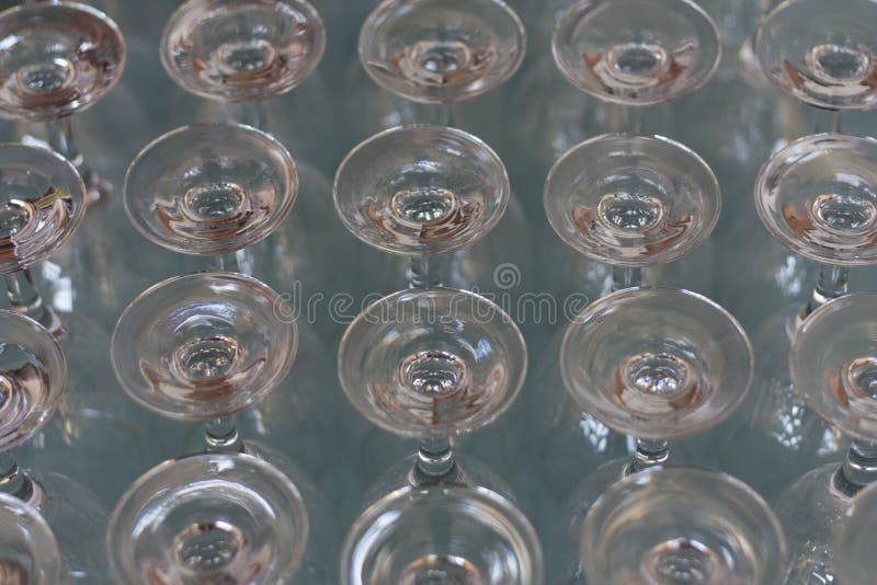 Wine Glasses Top Glass Restaurant Texture Photo Stock Photo - Image of ...