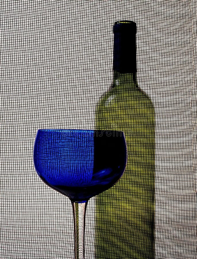 Wine Glassware Background Design. Stock Image - Image of curves ...