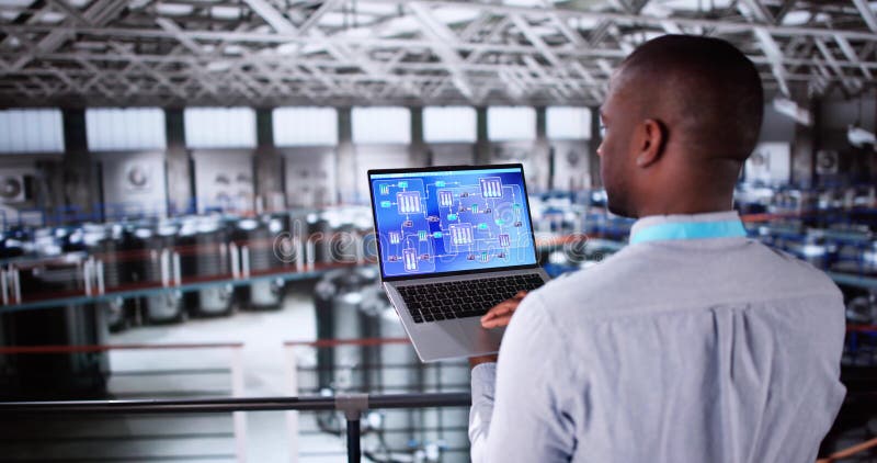 Wine Industry Scada Control Software Stock Image - Image of storage ...